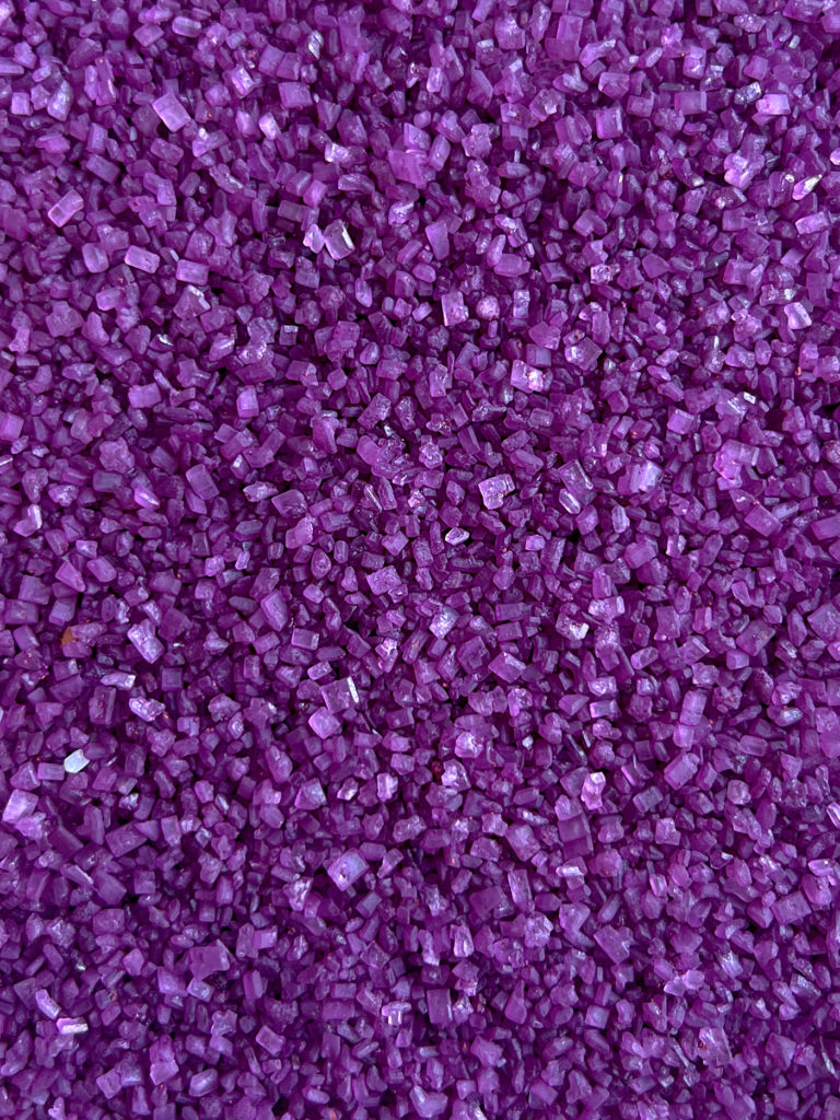 Natural Coarse Sugar Intensely Purple - Galaxy Sprinkles